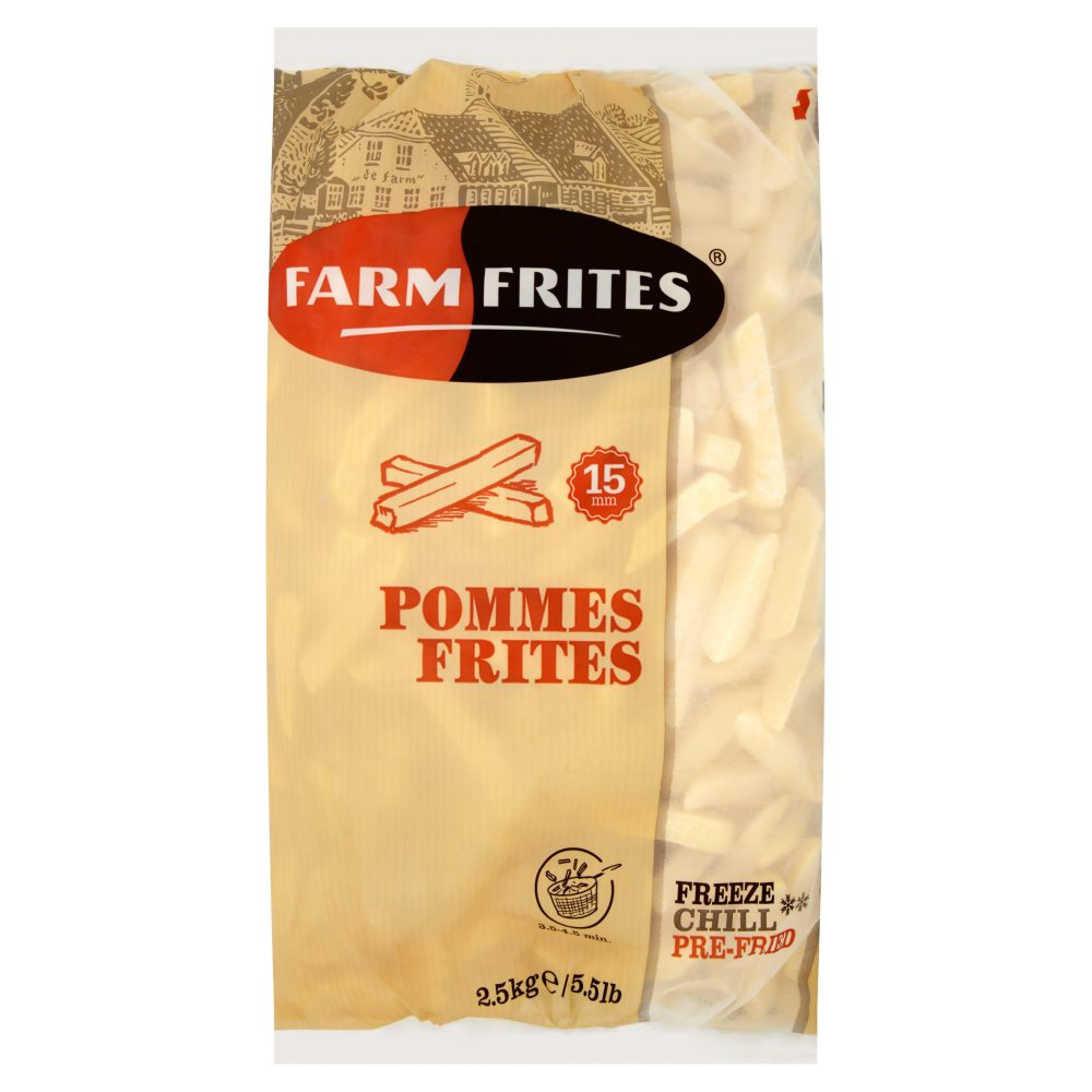 FARM FRITE 9/16 CHIPS 15MM 2.27KG - Restaurant Wholesale