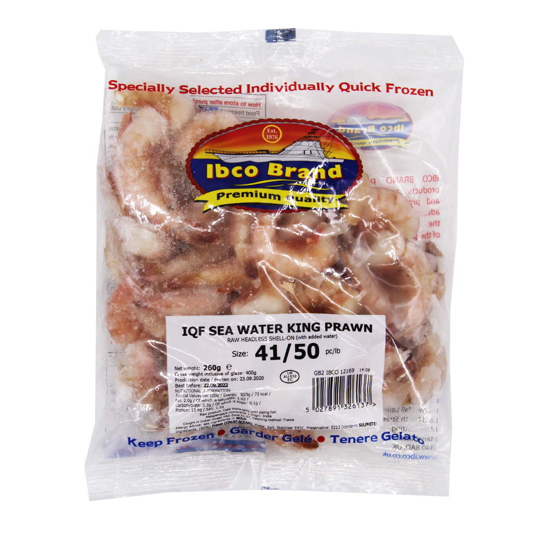 IBCO 41/50 IQF RHLSO KP 400g - Restaurant Wholesale