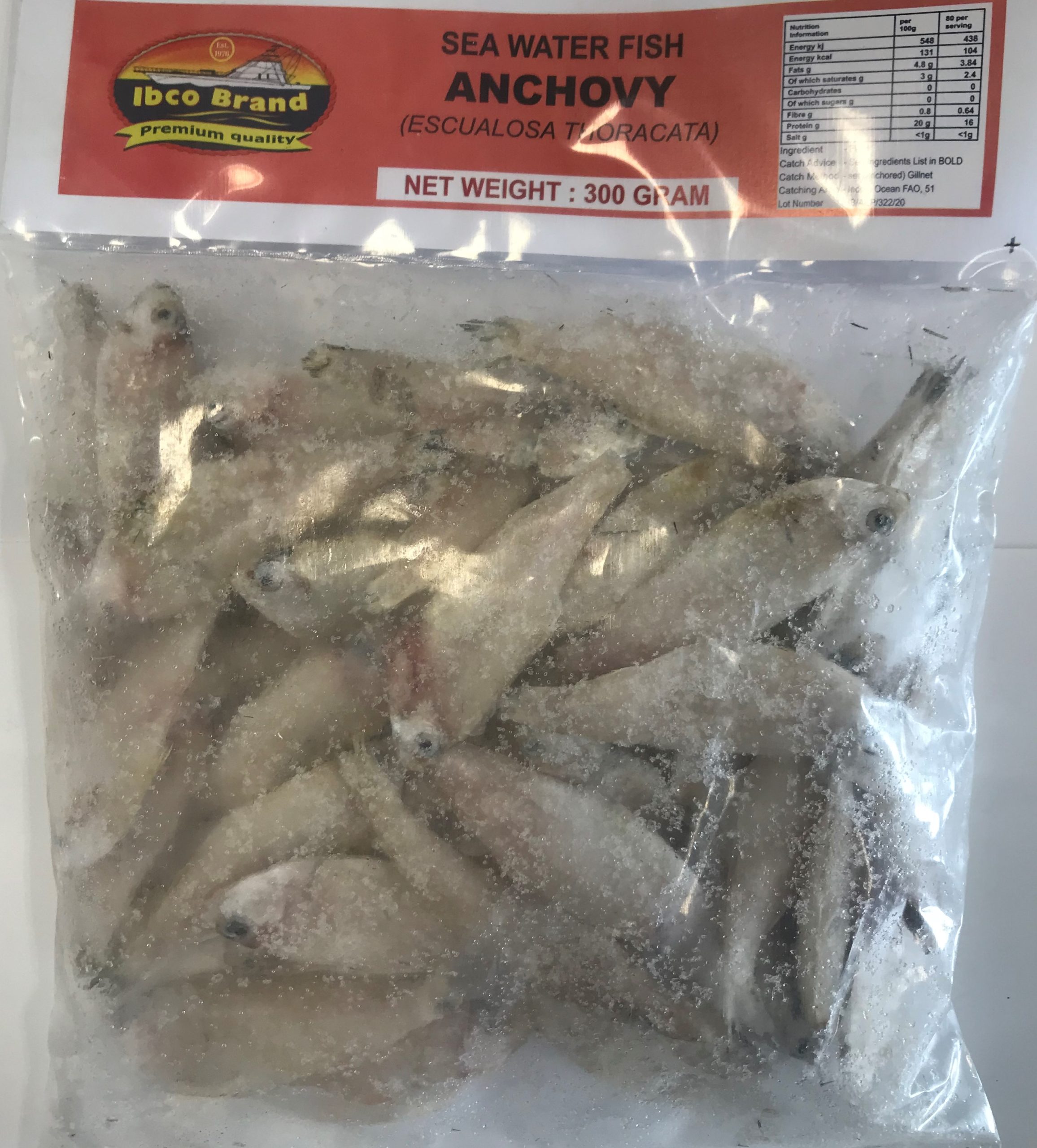 IBCO IQF MOILLA/ANCHOVY 300G - Restaurant Wholesale