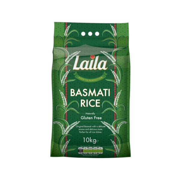 LAILA BASMATI RICE 10KG - Restaurant Wholesale