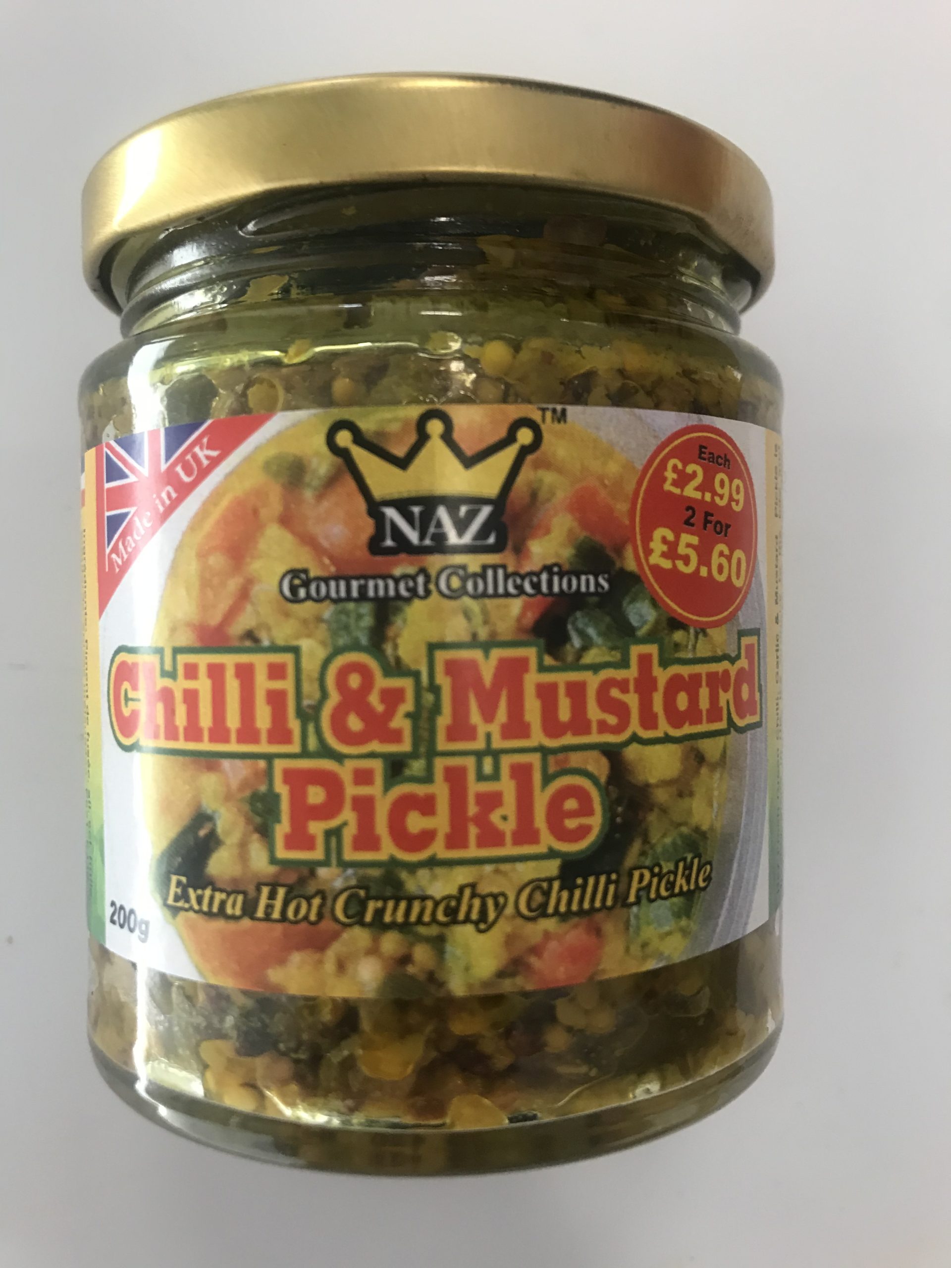 NAZ CHILLI & MUSTARD PICKEL 200G - Restaurant Wholesale