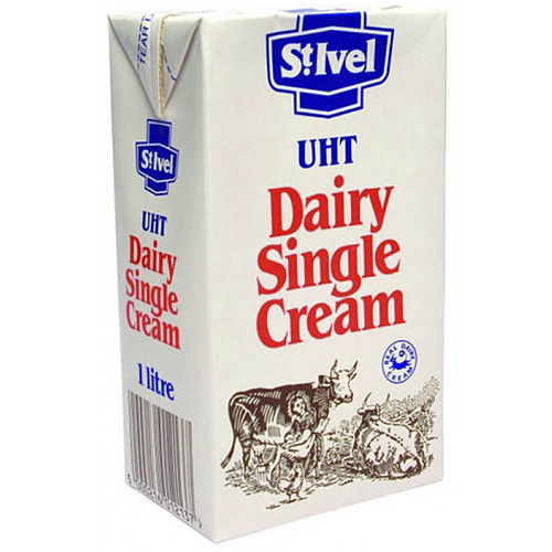 St IVEL UHT SINGLE CREAM 1LTR - Restaurant Wholesale