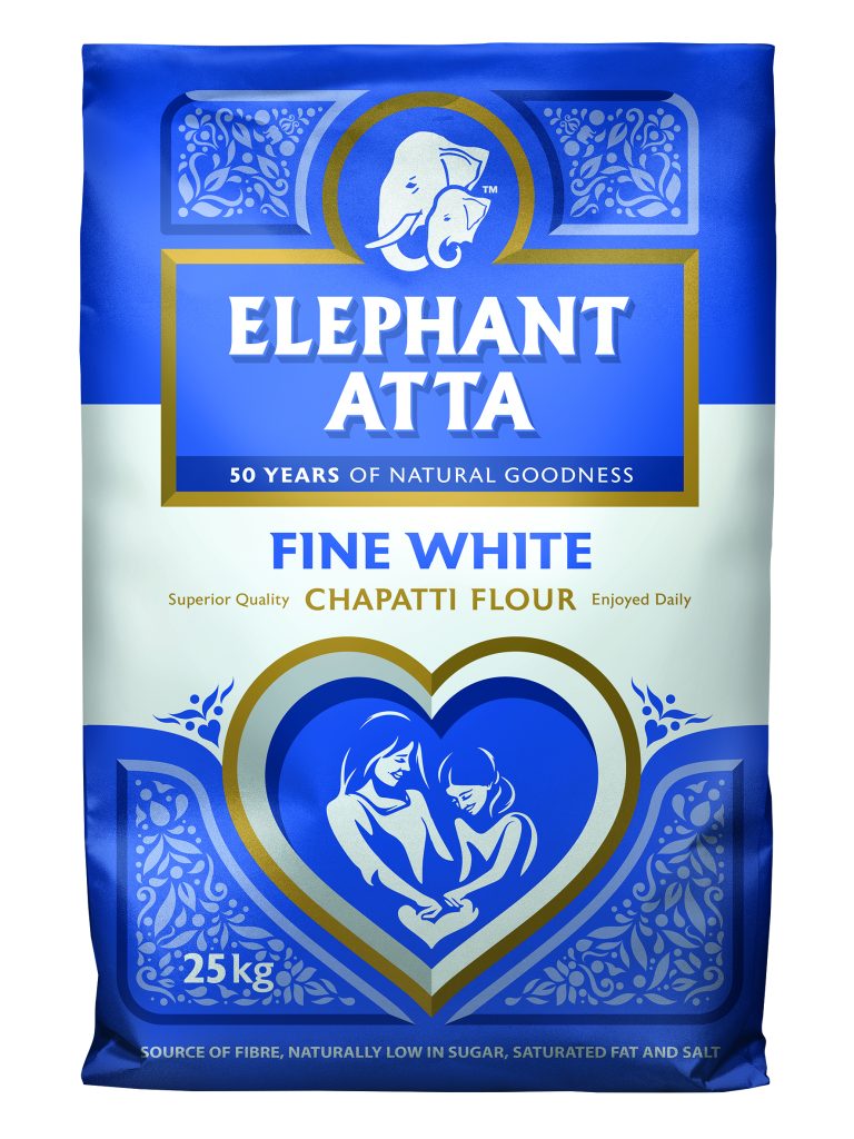 ELEPHANT ATTA WHITE FINE 25KG - Restaurant Wholesale