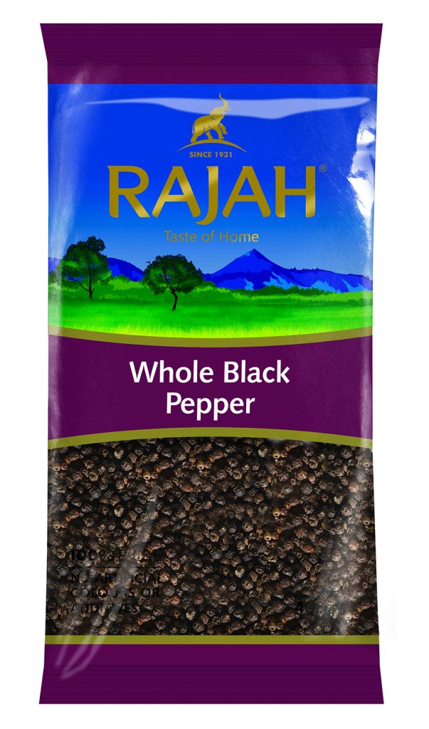 RAJAH WHOLE BLACK PEPPER 400G - Restaurant Wholesale