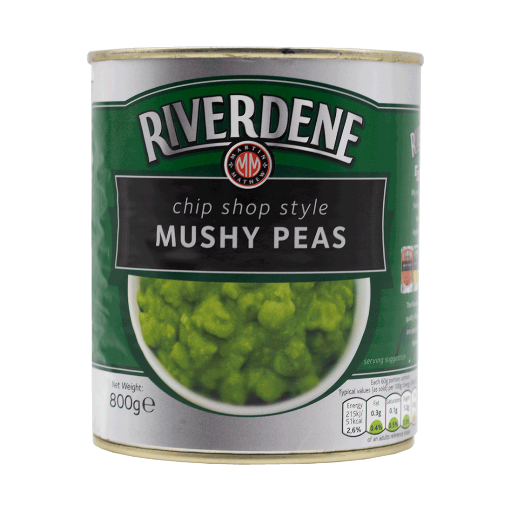 RIVERDENE CHIP SHOP MUSHY PEAS 2.5KG - Restaurant Wholesale