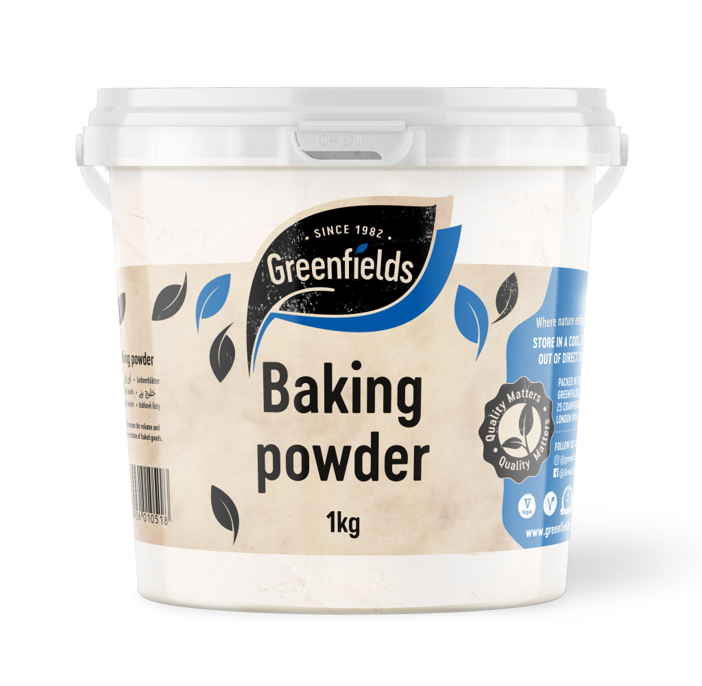 GREENFIELDS BAKING POWDER 1KG - Restaurant Wholesale