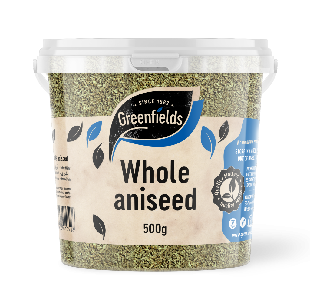 GREENFIELDS WHOLE ANISEED 500G - Restaurant Wholesale